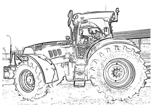 Kleurplaat Trekker Case | TellPearson.org