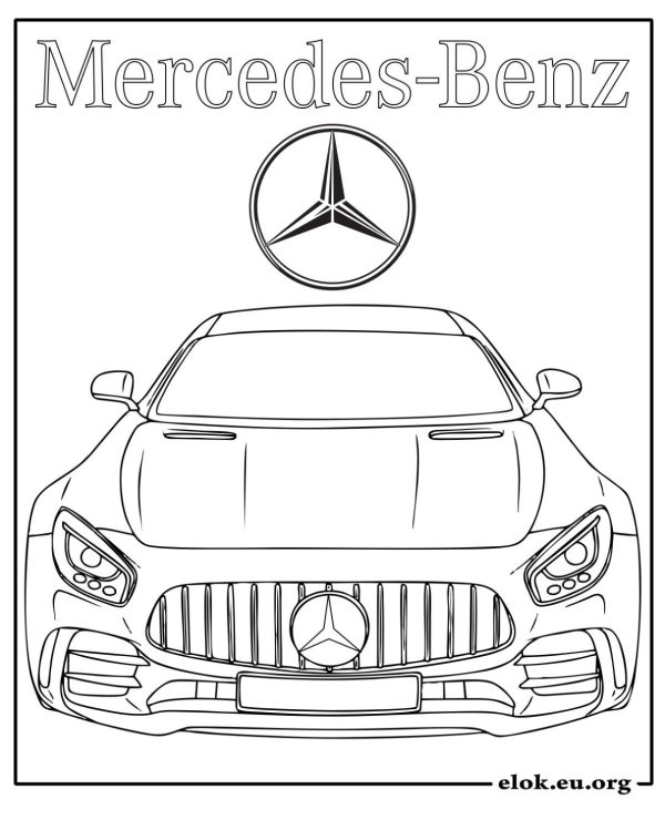 Mercedes Amg Kleurplaat | TellPearson.org