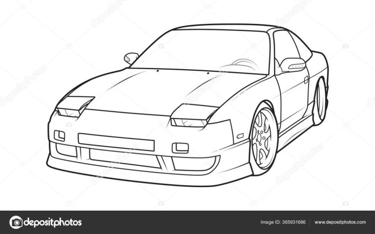 Nissan 300zx Kleurplaat | TellPearson.org
