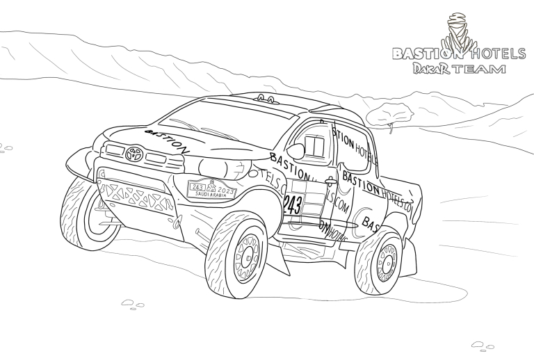 Toyota Hilux Kleurplaat | TellPearson.org